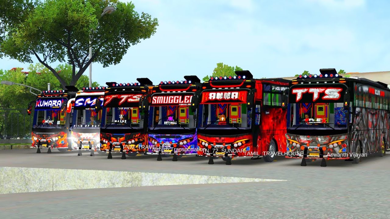 TN tourist bus PIXEL livery - YouTube