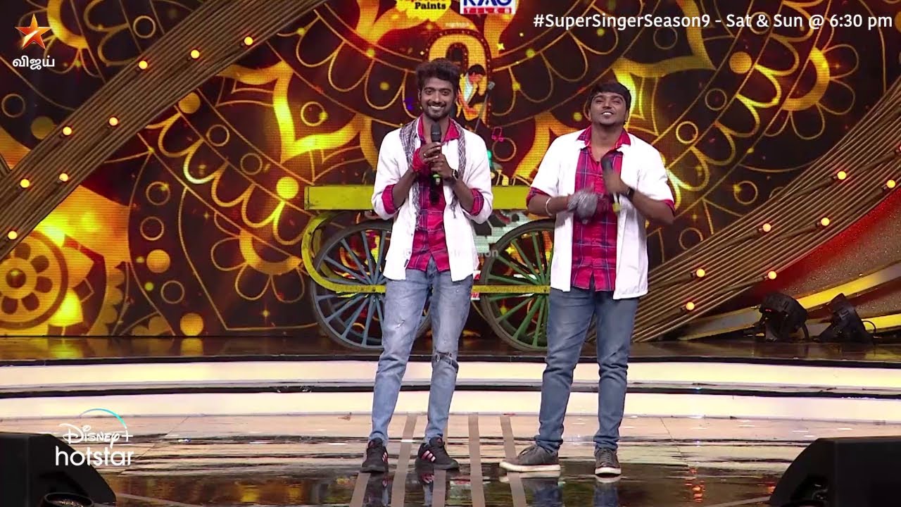 Pokkiri Pongal song by #Chanderan & #Prasanna | Super Singer Season 9 ...