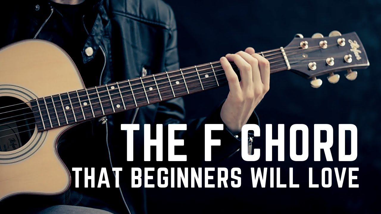 How To Play A Easy F Major Guitar Chord - YouTube