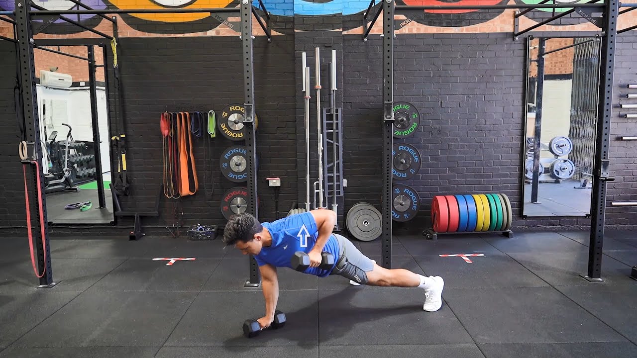 Renegade Row | Upper Back | Strength and Conditioning Exercises - YouTube