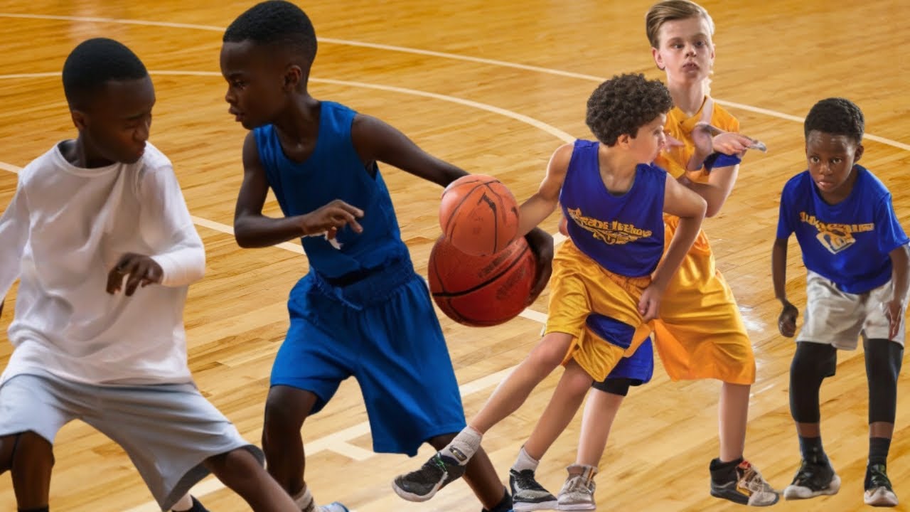 Basketball Showdown: Youth Ballers Battle it Out! - YouTube