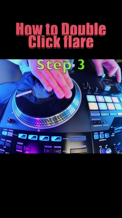 How to do the Double Click Flare Dj Scratch in less than 1 minute! - YouTube
