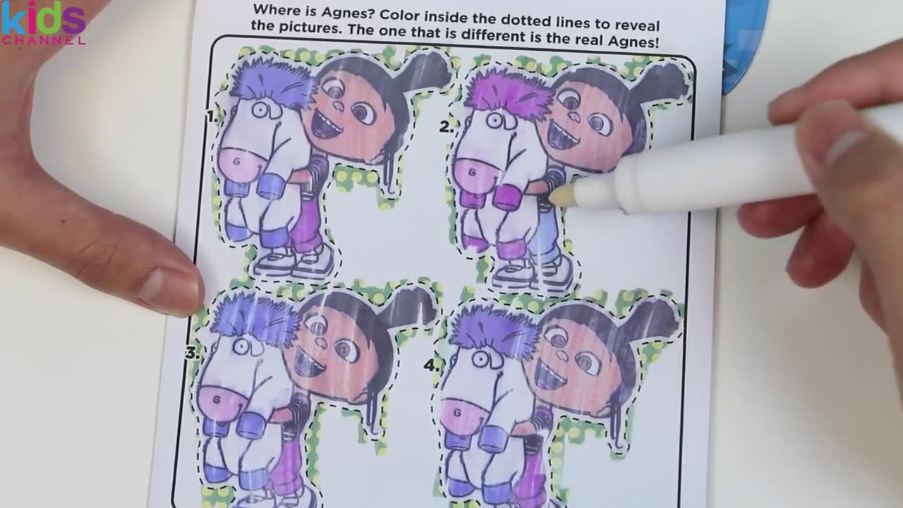 MINIONS Imagine Ink Magic Rainbow Marker Coloring & Activity Book with ...