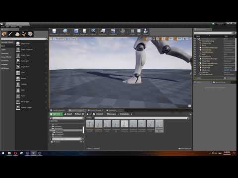Unreal Engine 4 . VFX dust from under feet