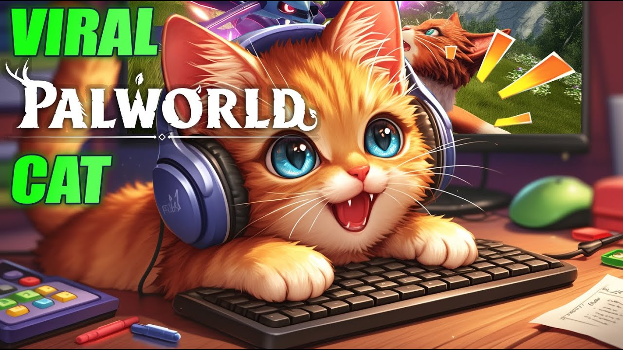 Cat Tries Going VIRAL in Palworld - YouTube