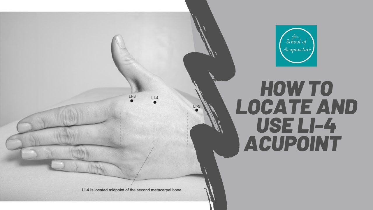 How to locate and use LI-4 acupuncture point for the management of ...