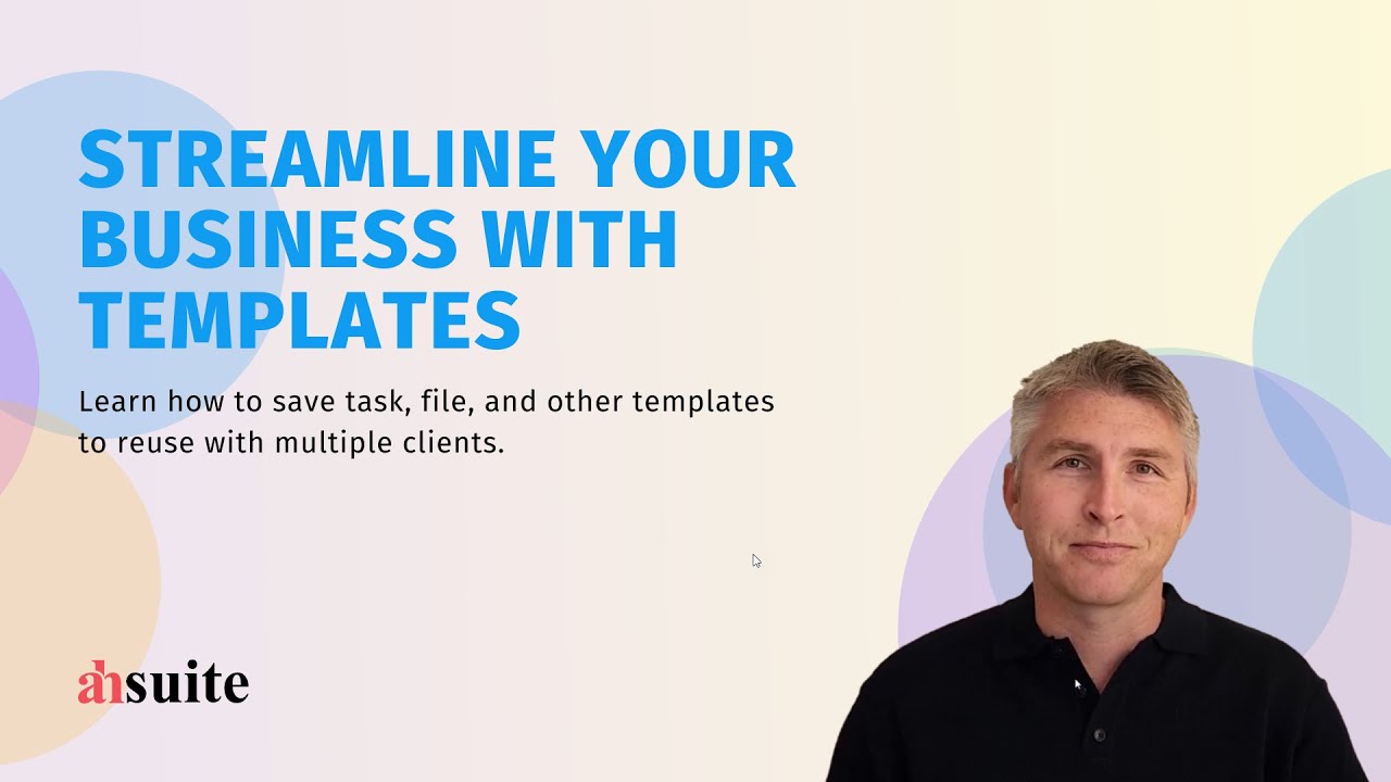 Streamline Your Business with Templates | Ahsuite - YouTube