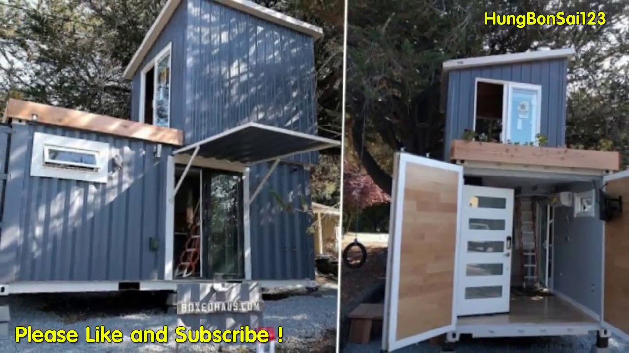 Amazing THE BOXED HAUS Tiny house for you - YouTube