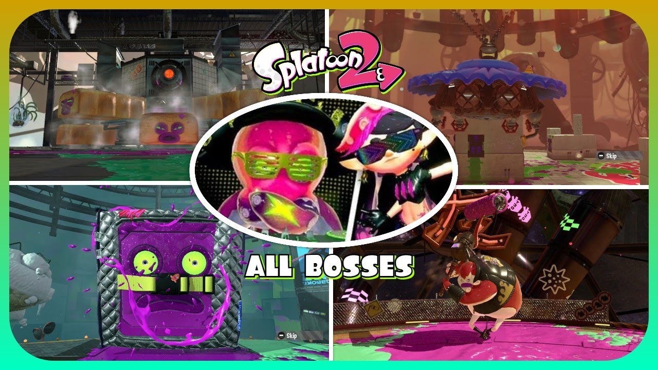Splatoon 2 All Bosses (Switch) - YouTube