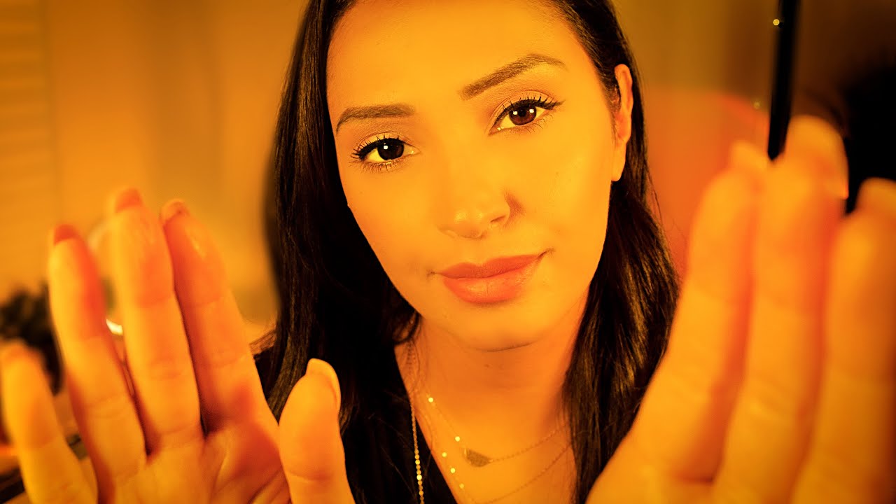 ASMR Sleep Relaxation | Face Massage Treatment, Scalp Scratching, Hair ...