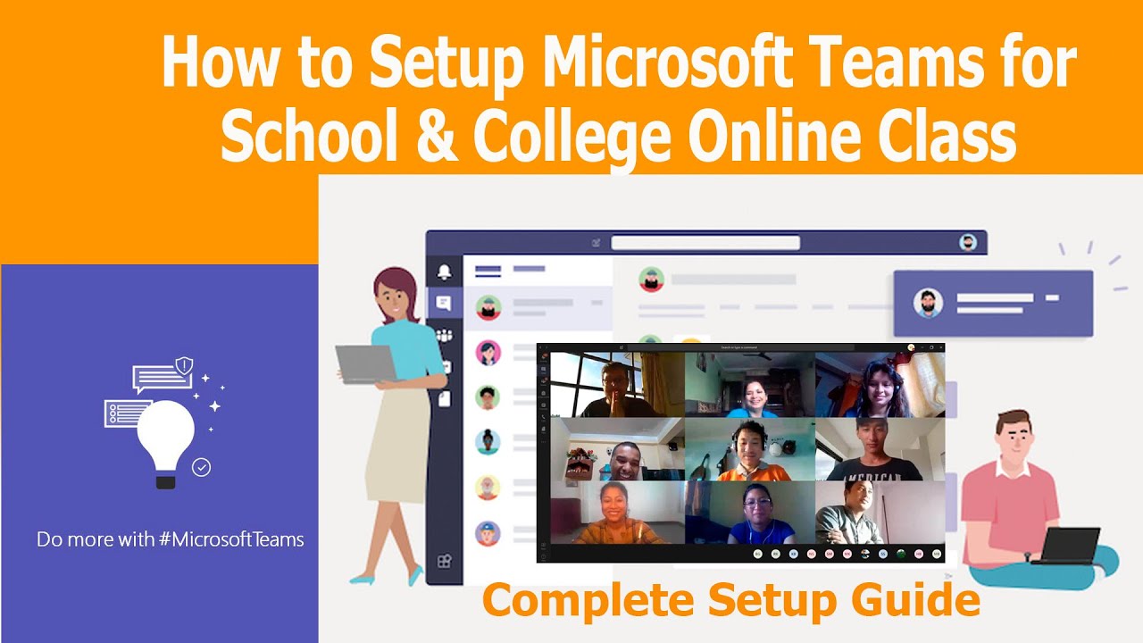 How to use Microsoft Teams for Remote and Online learning Full Setup ...