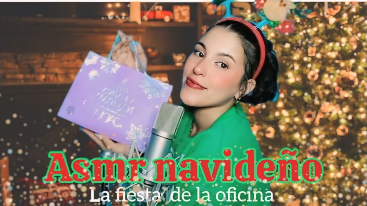 ASMR Especial Navidad 🎄 Roleplay en la Oficina |tu compañera antipática ...