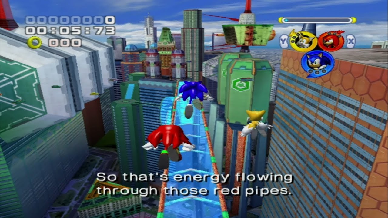 Grand Metropolis 90,160 Points - Team Sonic - Sonic Heroes (GCN) - YouTube