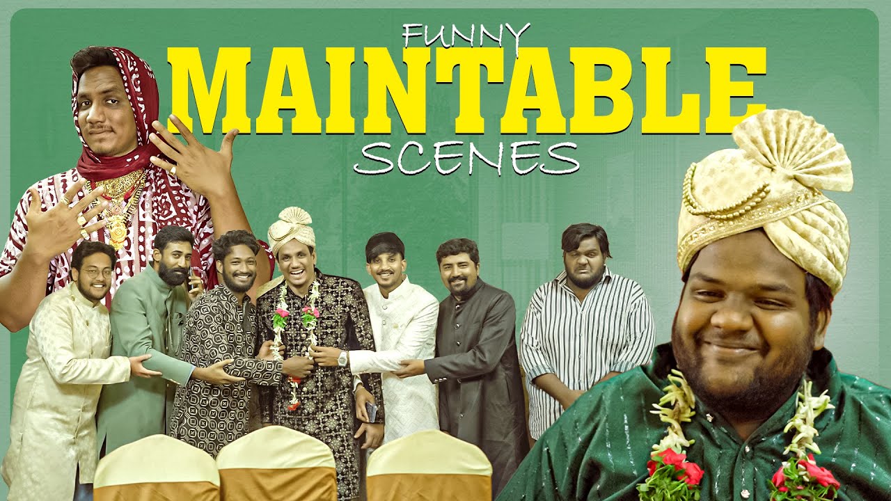 Funny MainTable Scenes |Dinning Scenes| Mohammed Sameer| Warangal hungama - YouTube