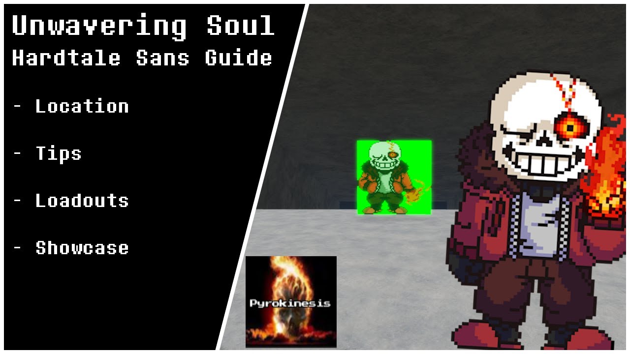 Hardtale Sans Guide - Unwavering Soul 9.6 - YouTube