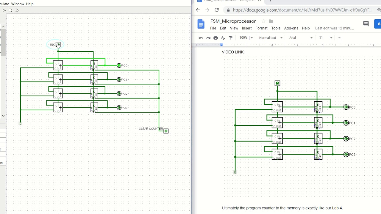 Full Adder and Program Counter - YouTube
