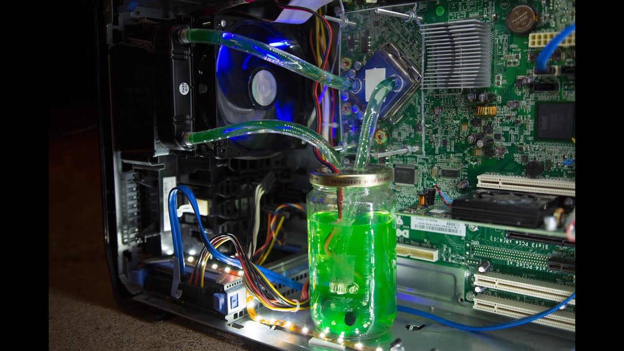 DIY Watercooling the Intel Core 2 Quad(Q6600)! - YouTube