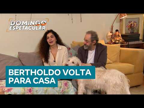 Cachorro de Letícia Sabatella e Daniel Dantas volta para a família após mais de um ano longe de casa