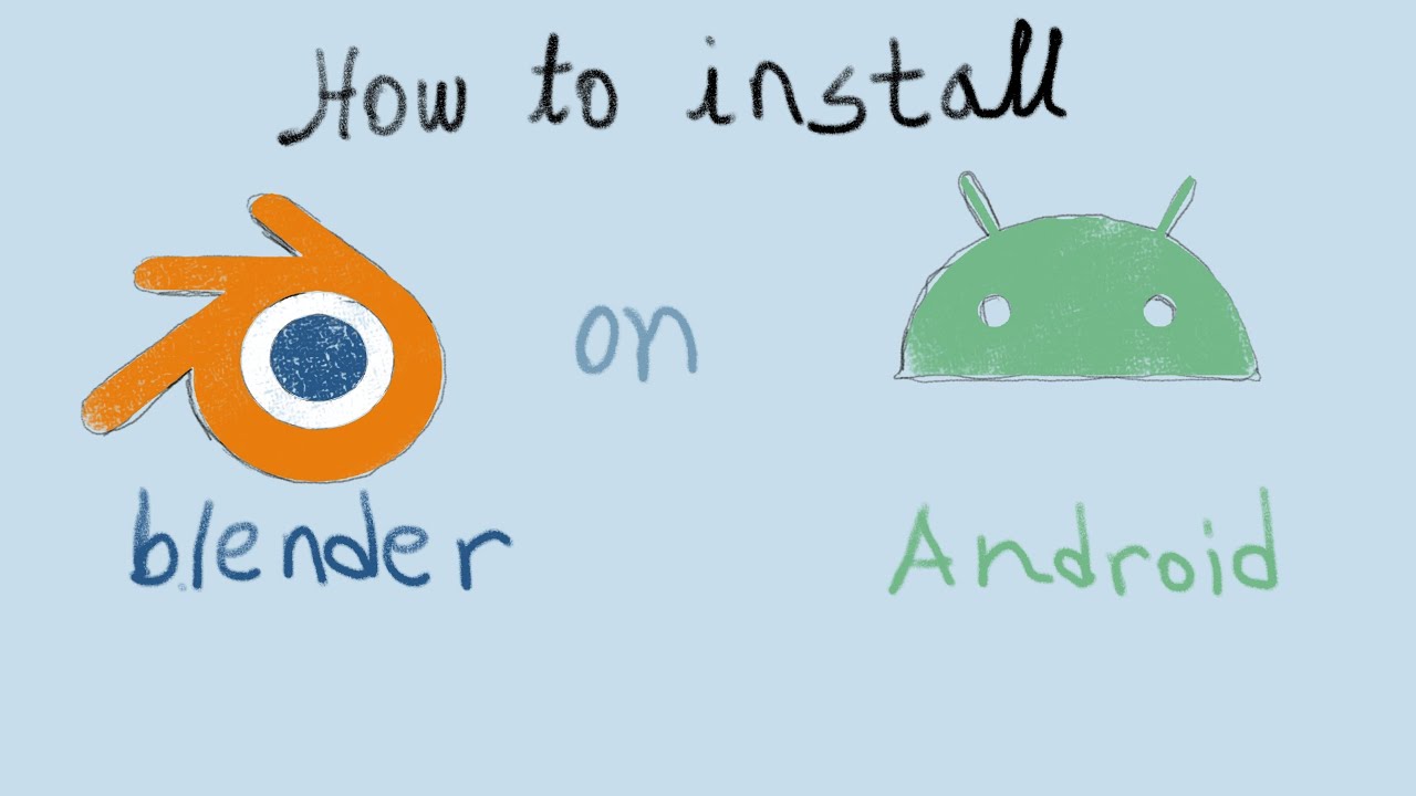 Quick way to install Blender on Android - YouTube