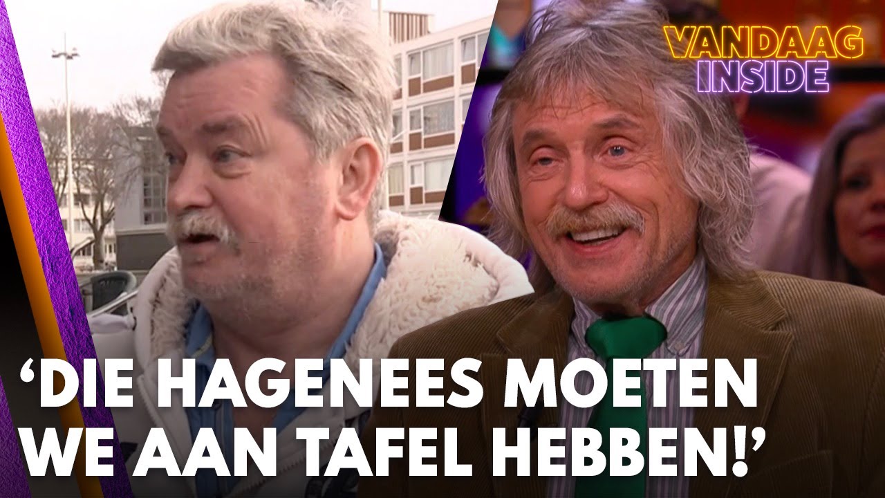 Vandaag Inside-tafel lacht om Hagenees: 'Die moeten we hier aan tafel ...
