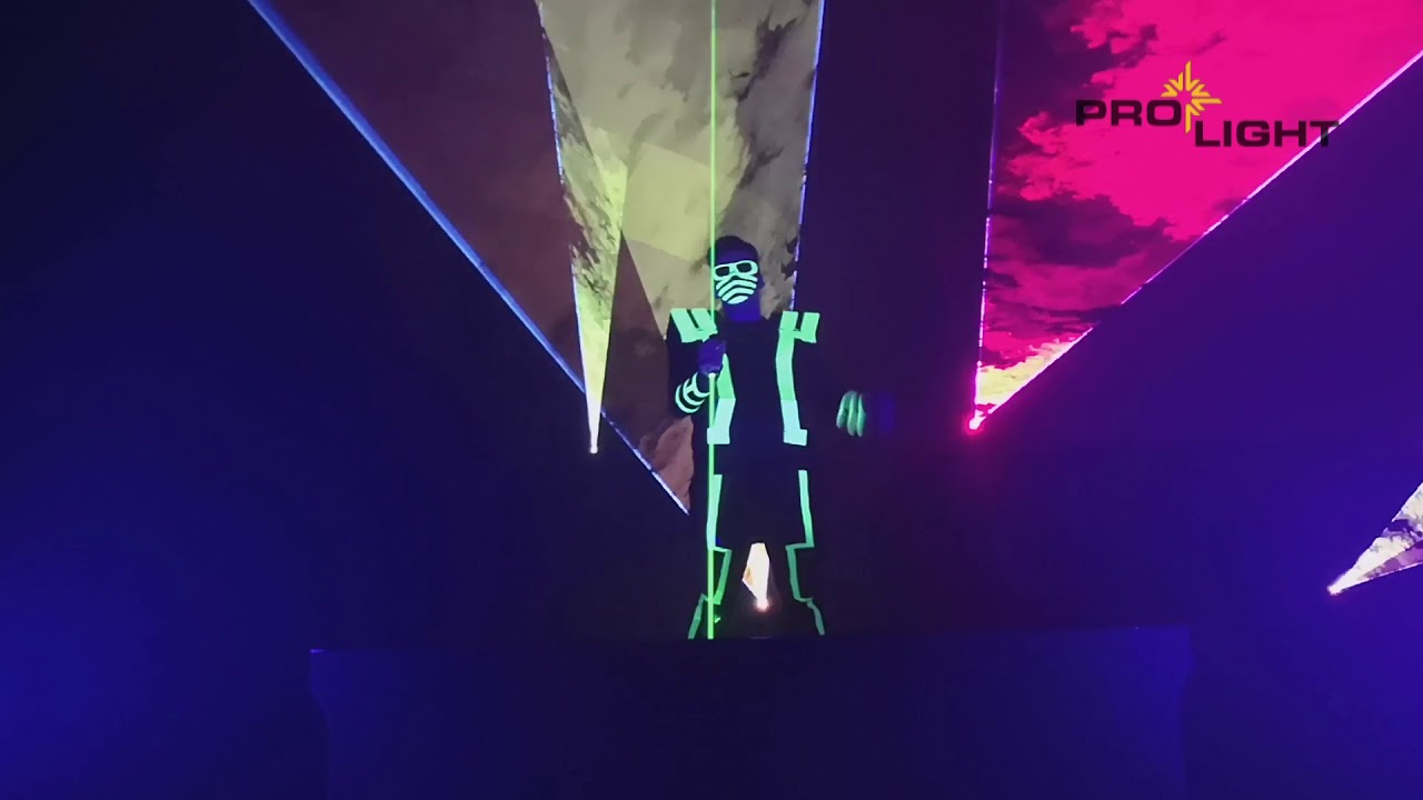 Laserman show by Prolight and Atomic Dance Factory - YouTube