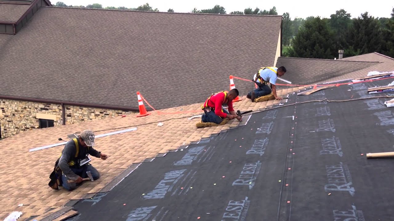 Amazing Hand Nailed Roof Video - YouTube