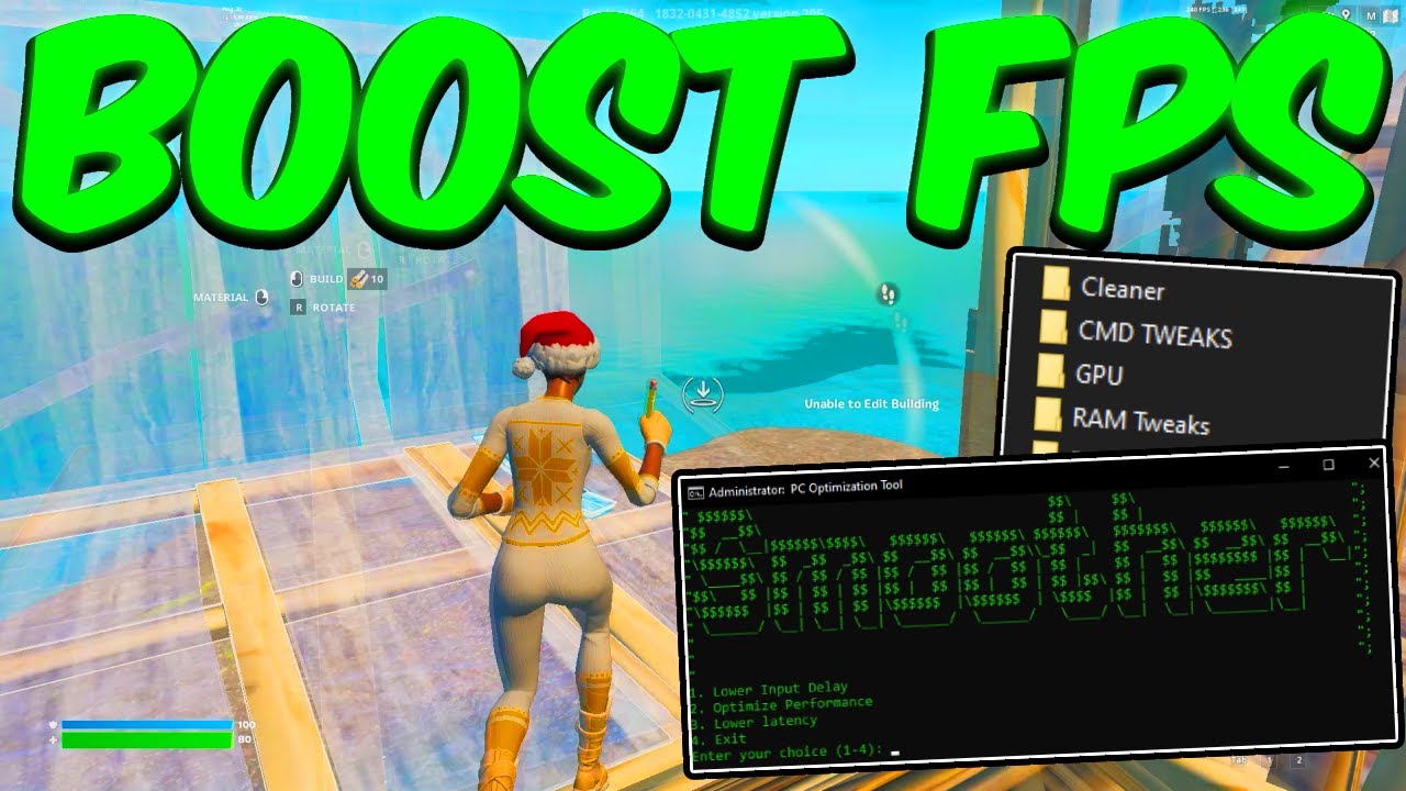 Fortnite FPS BOOST - Fortnite FPS Boost - Easy Tip to Boost FPS in ...