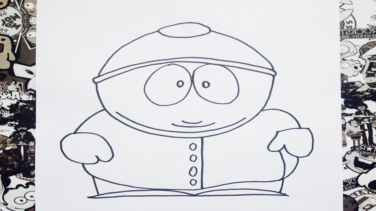 Como dibujar a cartman de south park | how to draw cartman | como ...