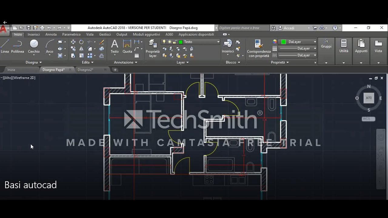 INTRODUZIONE ALLE BASI DI AUTOCAD! - YouTube