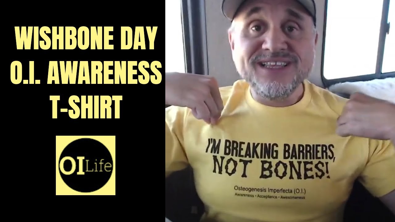 Wishbone Day and OI Awareness Week T-Shirt 2020 - YouTube