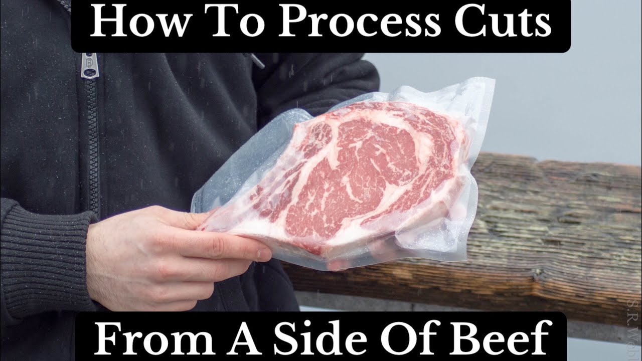 How To Process Cuts From A Side Of Beef - YouTube