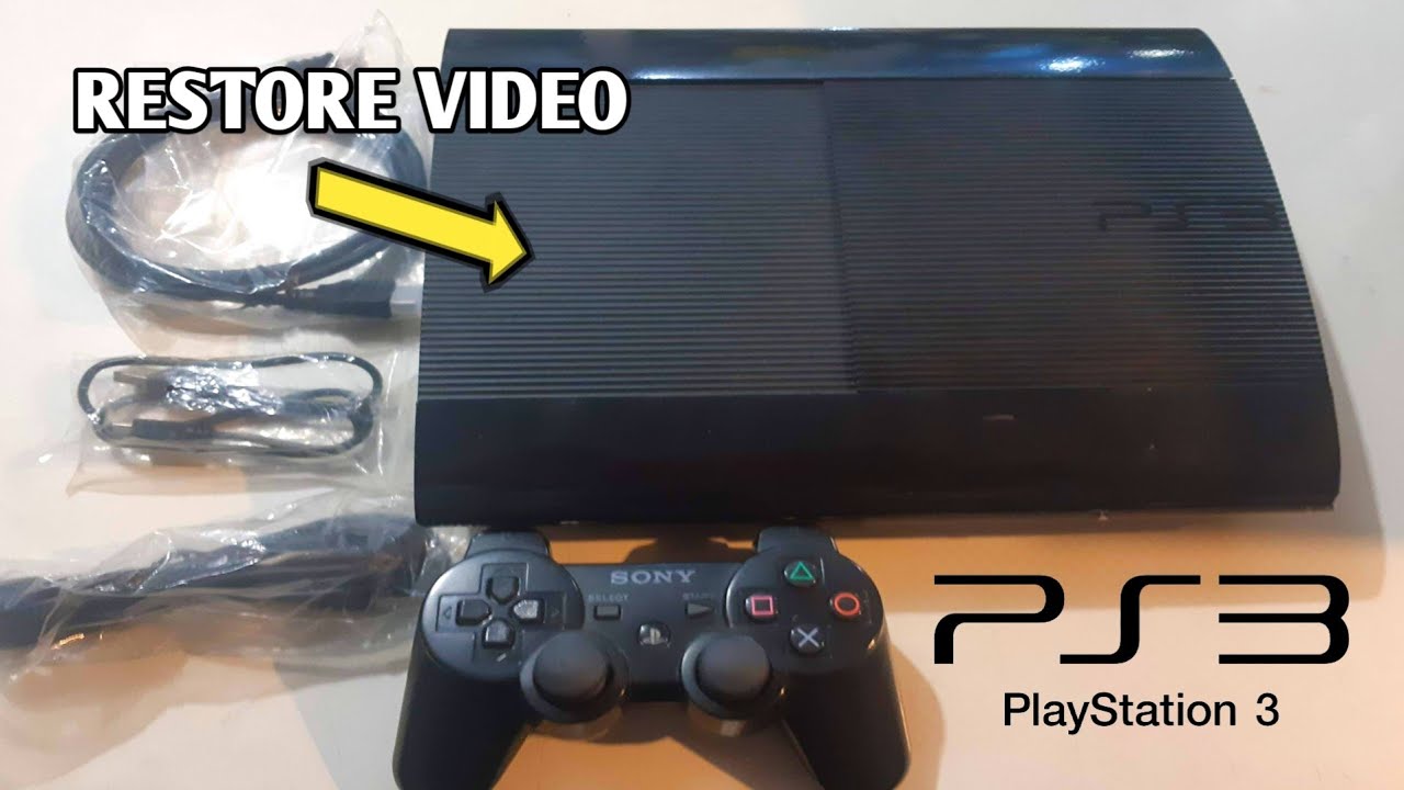 Sony PlayStation 3 | PS3 Console restore Video | PS3 Off issue | 90's ...