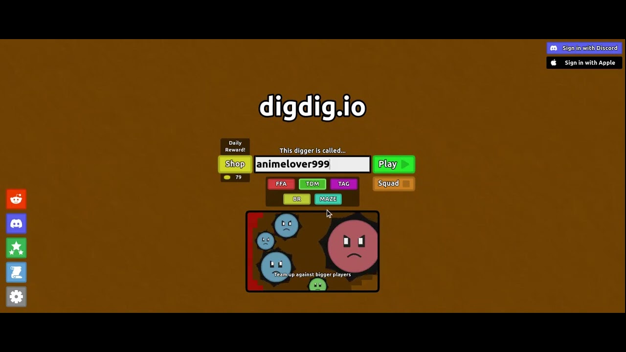 playing digdig.io until the video ends - YouTube