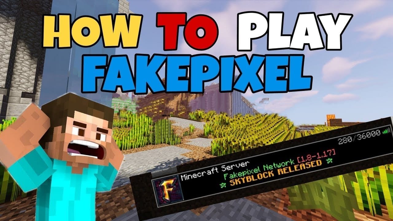 How to play fakepixel - YouTube
