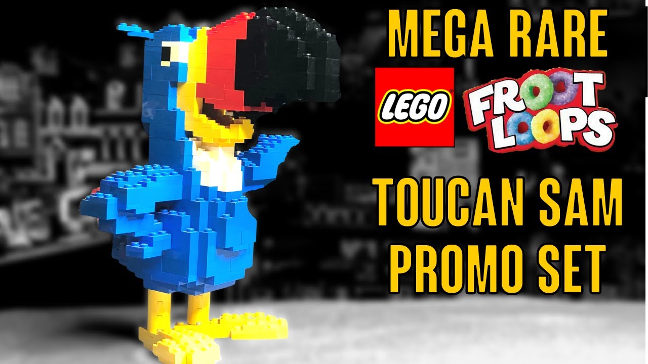 RARE LEGO Toucan Sam Froot Loops Promo Set from 1990! - YouTube