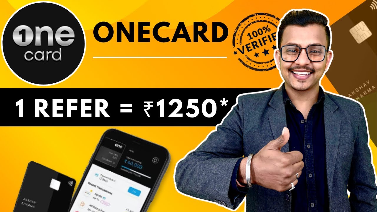 OneCard Biggest Offer | One Card Refer & Earn Loot | Refer & Earn Flat ...