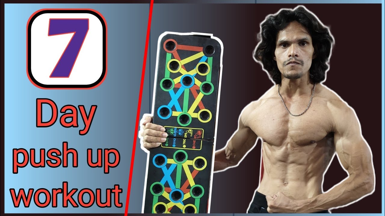 Seven Days 100 Push Up Hard Challenge Workout At Gym - YouTube
