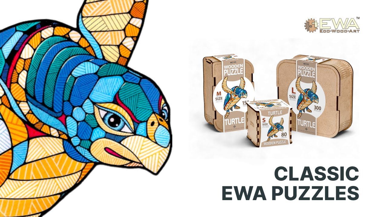 Classic EWA Puzzles (EWA Eco-Wood-Art) - Деревянные пазлы - YouTube