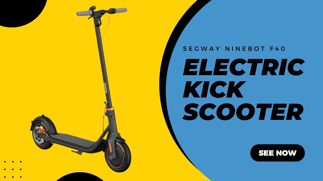 🚀 Segway Ninebot F40 – Powerful 350W Electric Kick Scooter! - YouTube