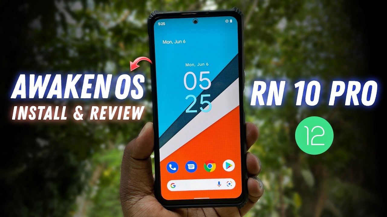Redmi Note 10 Pro | AwakenOS v2.7 Rom Review | Android 12L | New ...