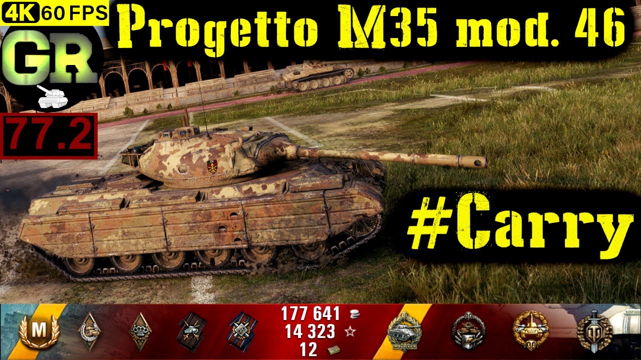 77_World of Tanks Progetto M35 mod 46 WoT Replay - 9 Kills 4.3K DMG ...