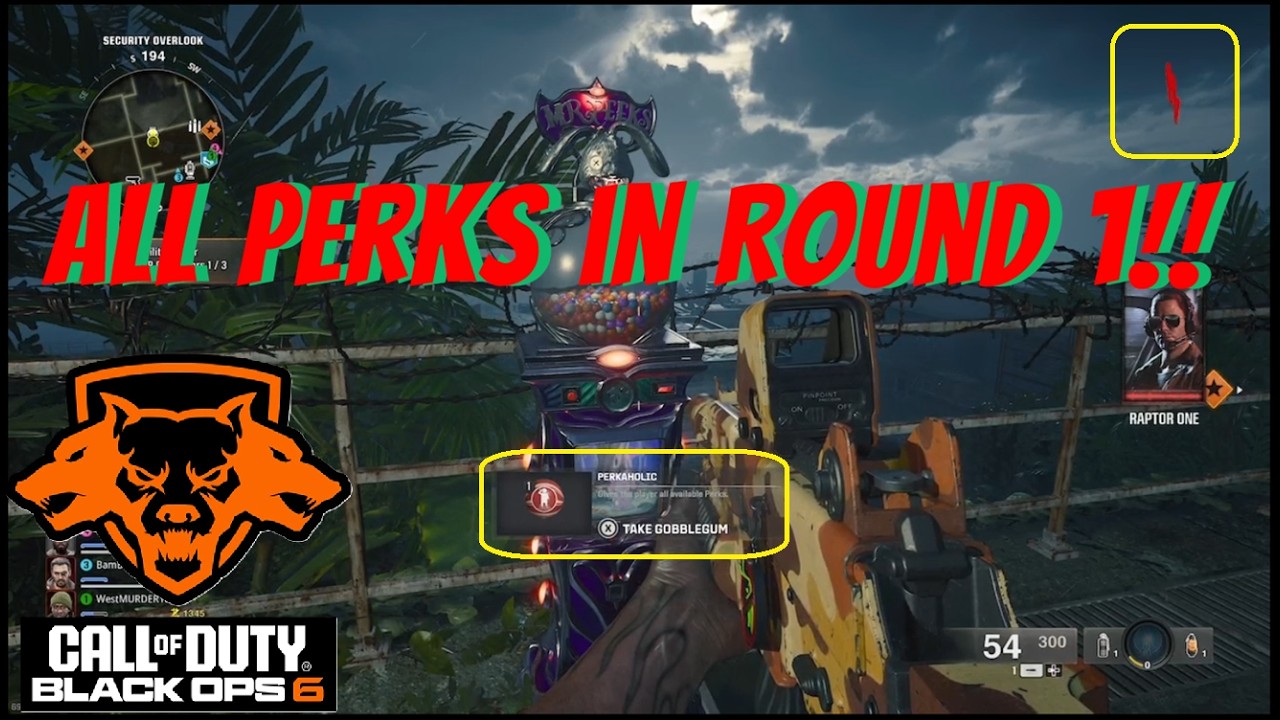 BO6 How to get ALL perks in Round 1! Black Ops 6 Zombies BEST glitch ...