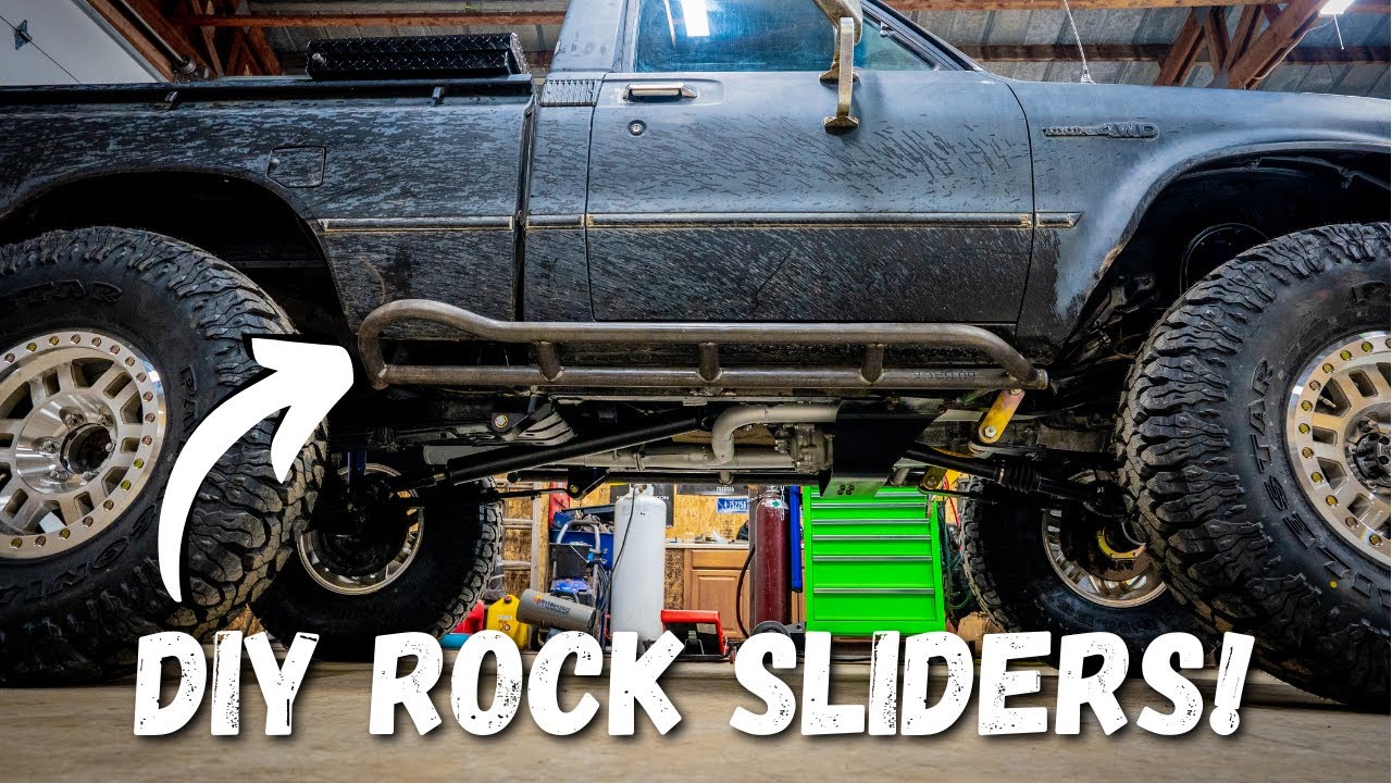 Cheap DIY Rock Sliders - YouTube