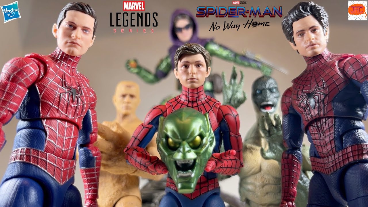 SPIDER-MAN NO WAY HOME! Marvel Legends Maguire Garfield Sandman Lizard ...