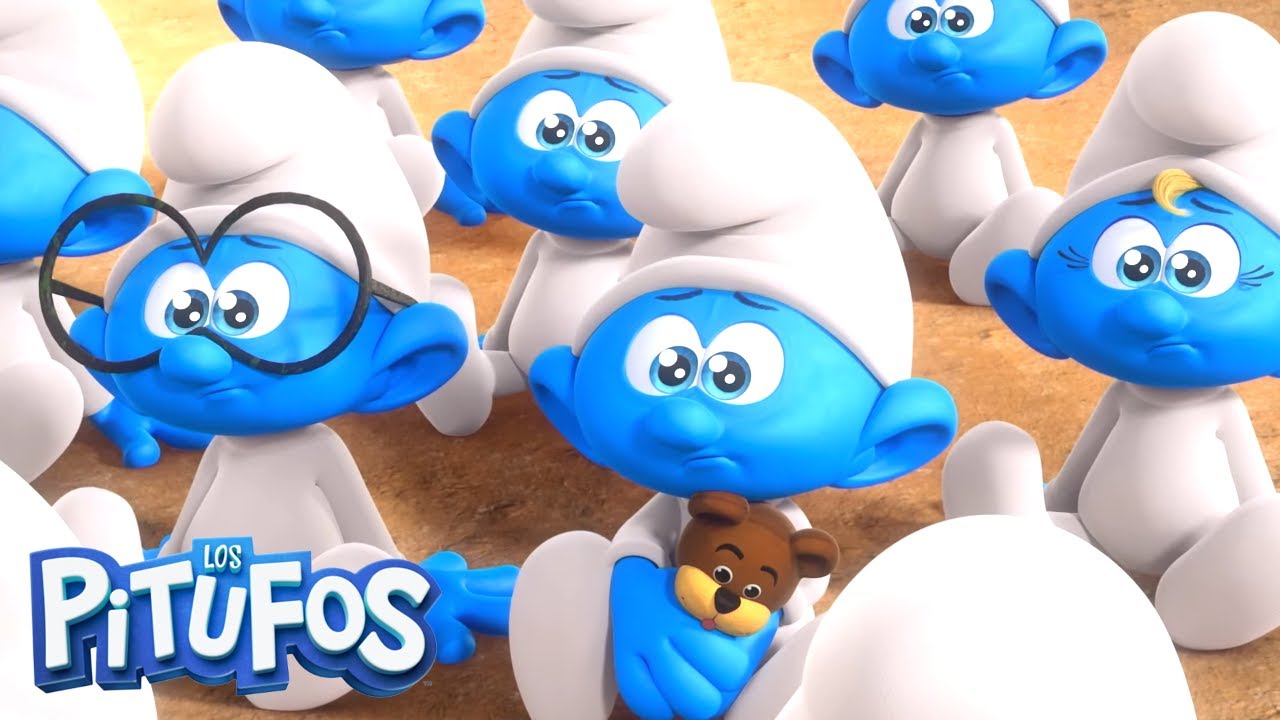 ¡Todos los pitufos vuelven a ser bebés! • Los Pitufos Nueva Serie 3D • La Guardería de los ...