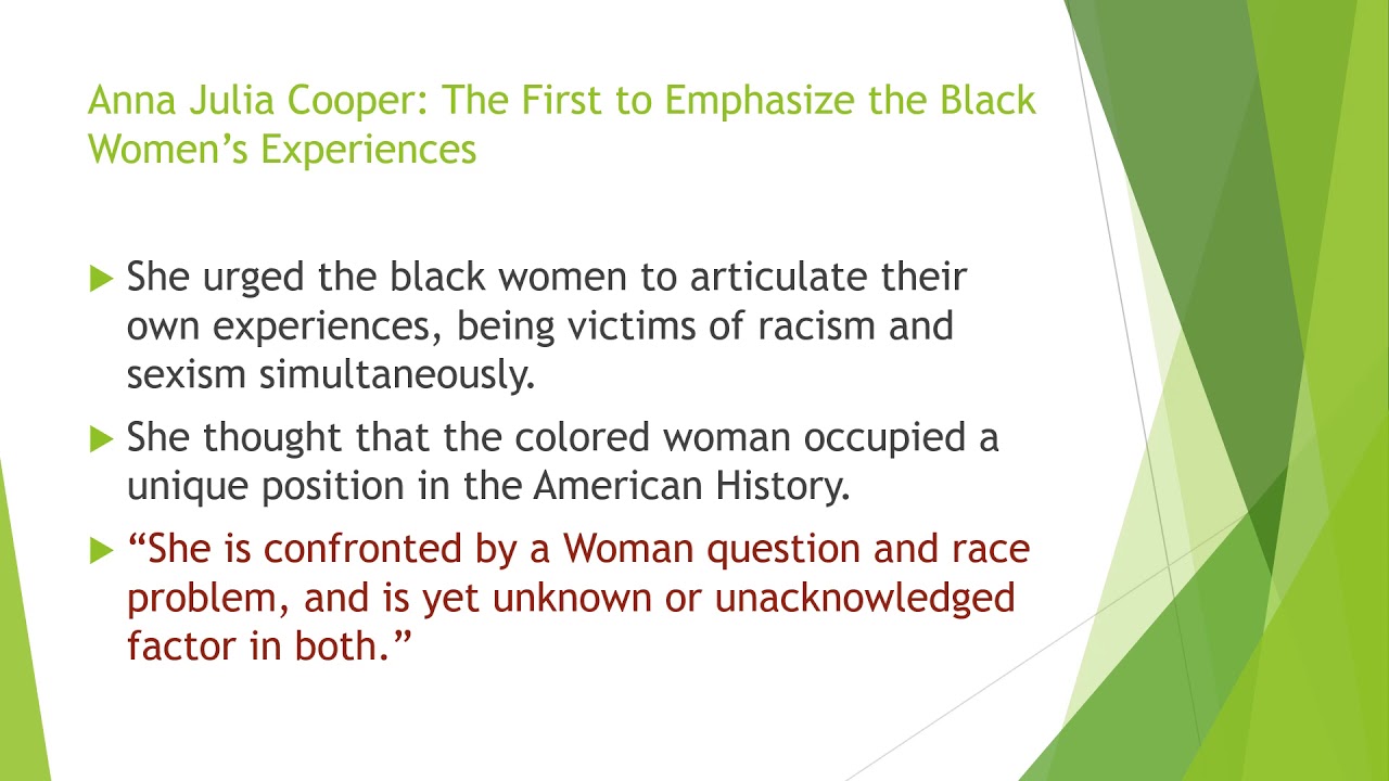Presentation on Aint I a Woman (Chapter 5) by Bell Hooks - YouTube