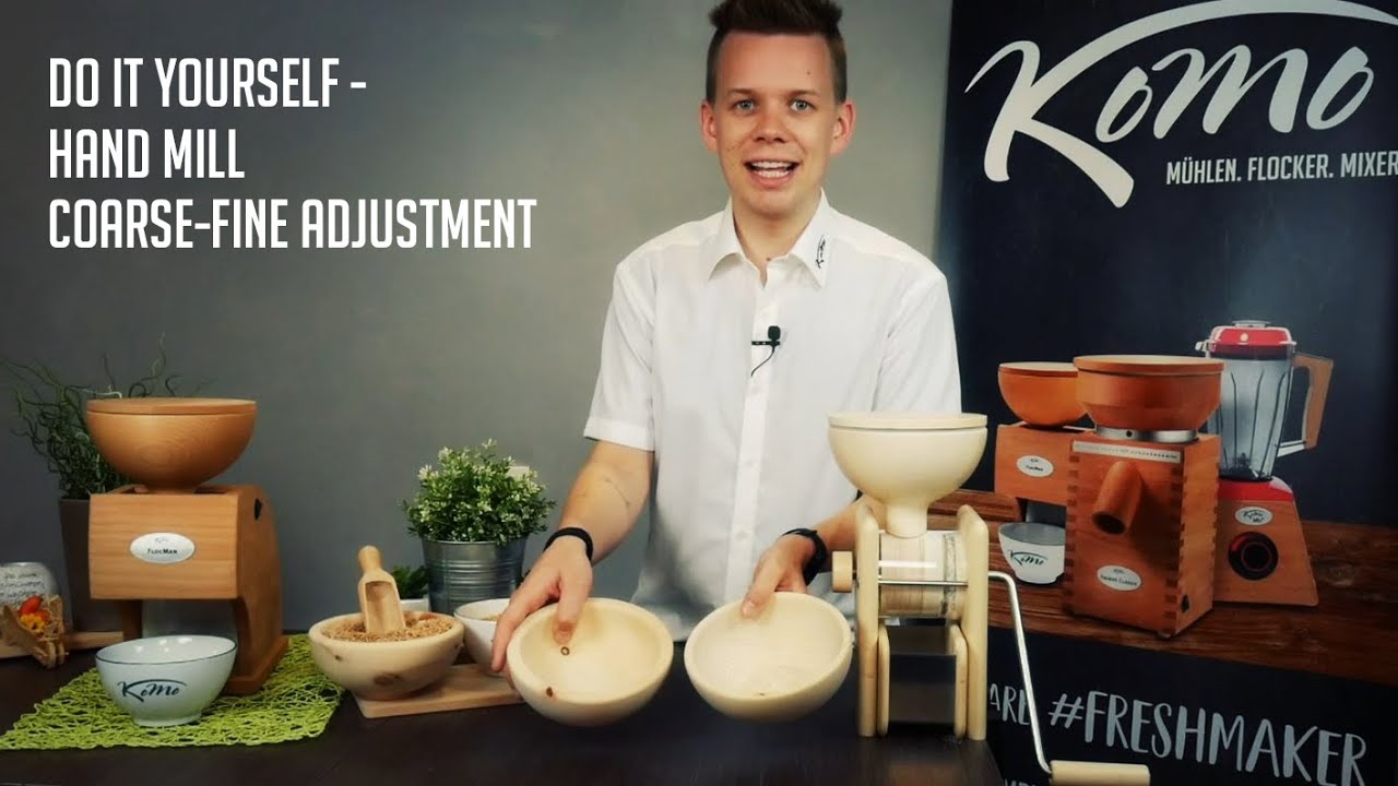 KoMo DIY - Hand mill coarse-fine adjustment - YouTube