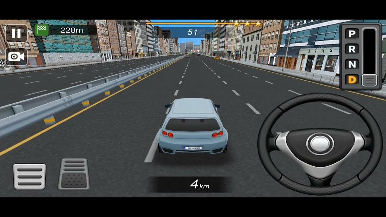 Car traffic and driving simulator hiway road finishing point - YouTube