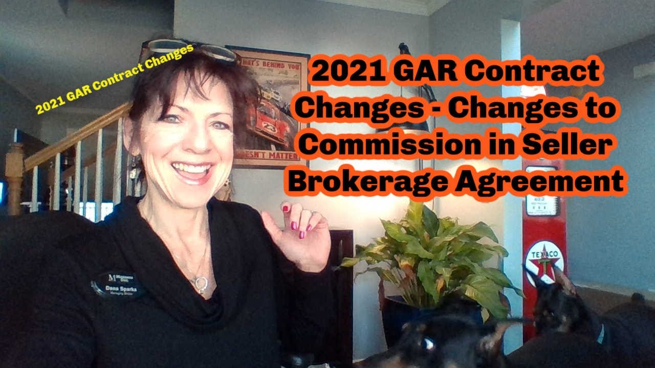 2021 GAR Contract Changes - Changes to Commission in Seller Brokerage ...