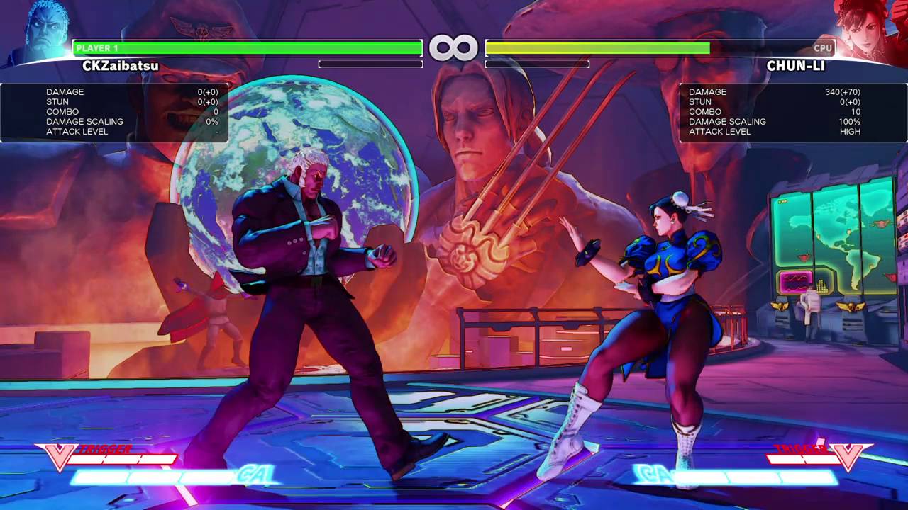 STREET FIGHTER V - Urien throw OTG with super - YouTube